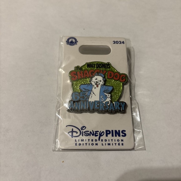 Disney | Dog | Walt Disney The Shaggy Dog 65th Anniversary Pin Limited ...